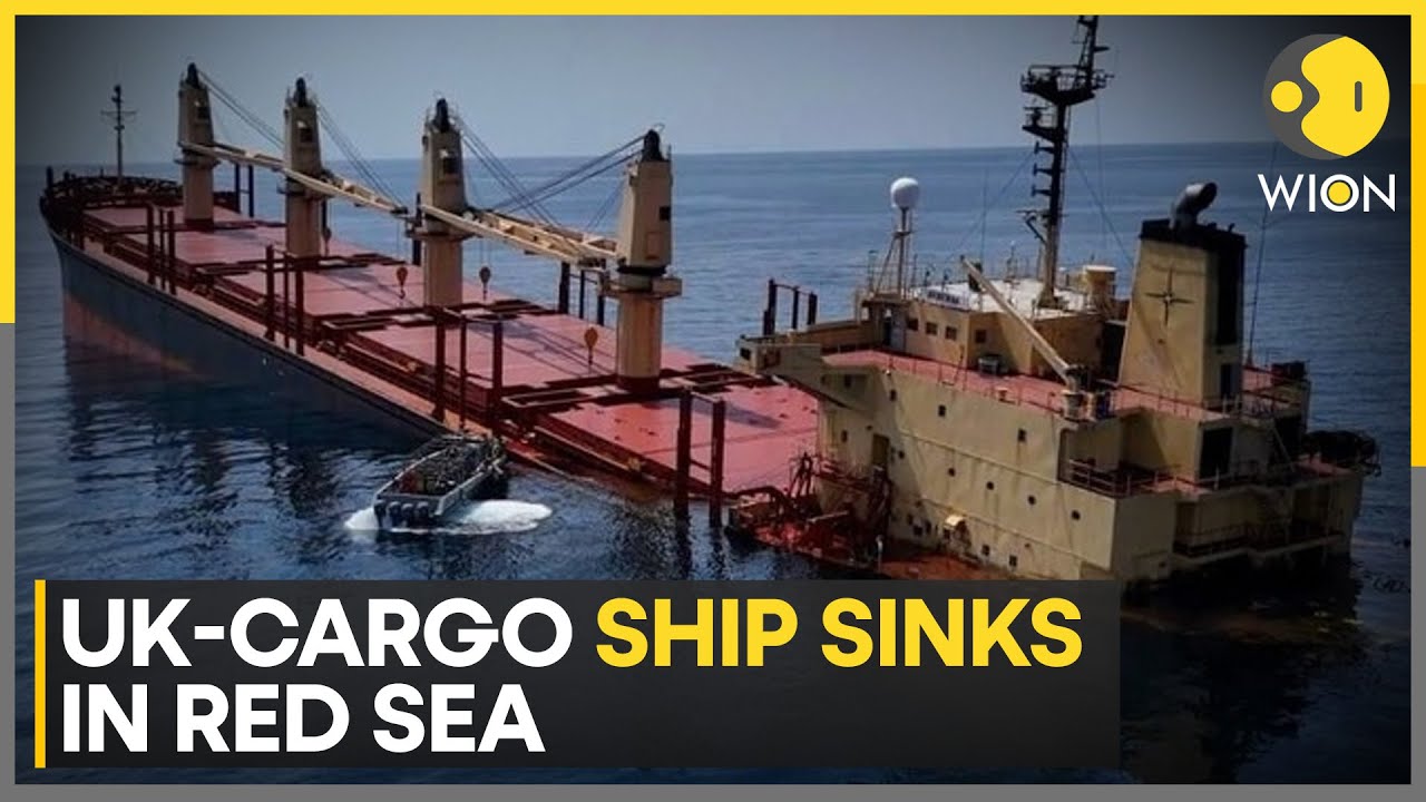 Red Sea tensions: British cargo Ship Rubymar Hit by Houthi Missile ...