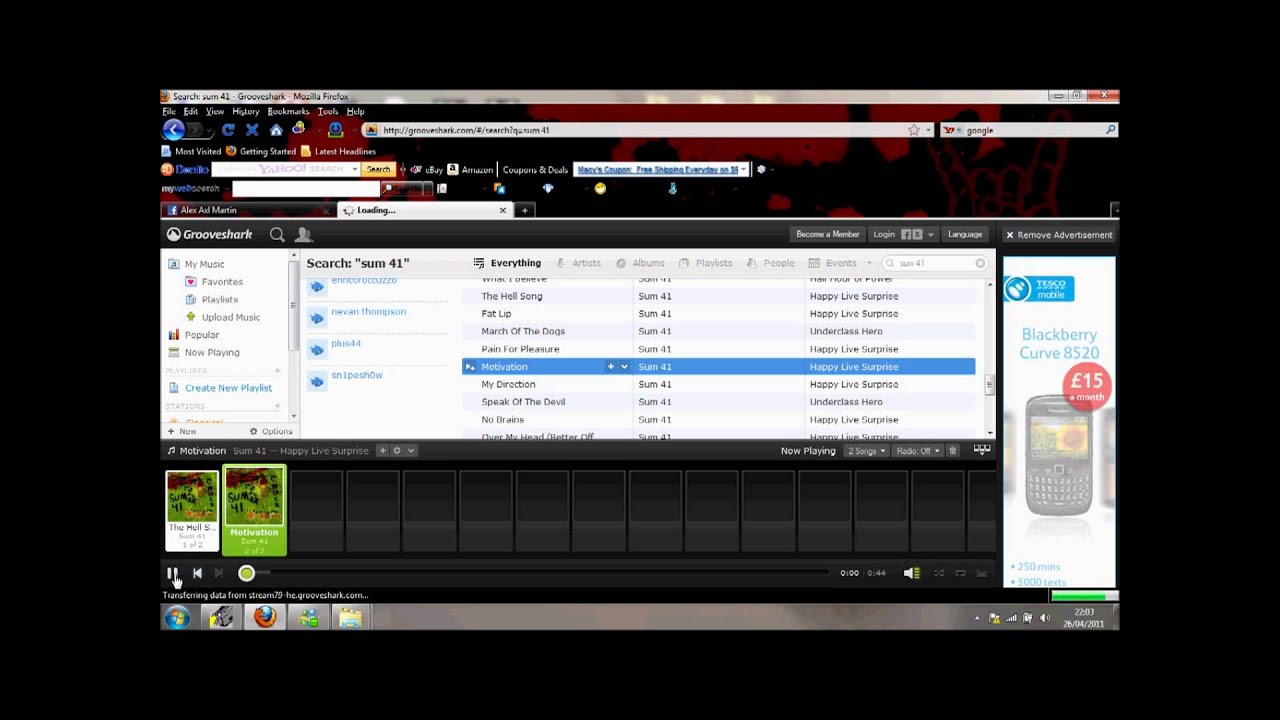 how to download music from grooveshark - YouTube