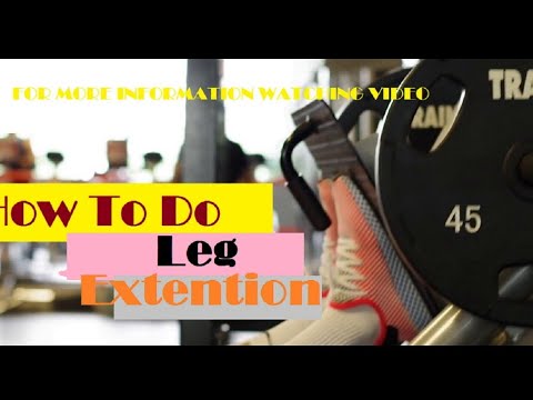 HOW TO DO LEG EXTENSIONS EXERCISE | LEG EXTENSIONS WITHOUT FOR MACHINE ...