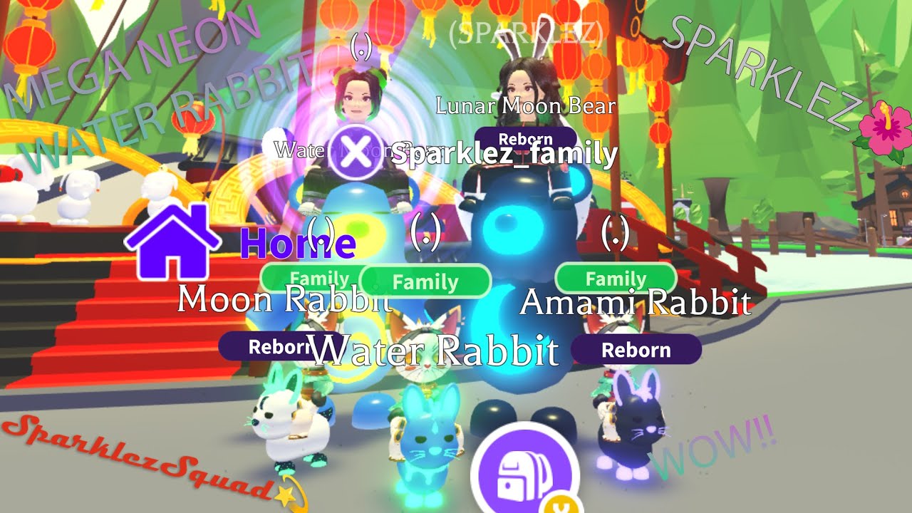 MEGA WATER RABBIT!! #sparklez #playadoptme #adoptme - YouTube