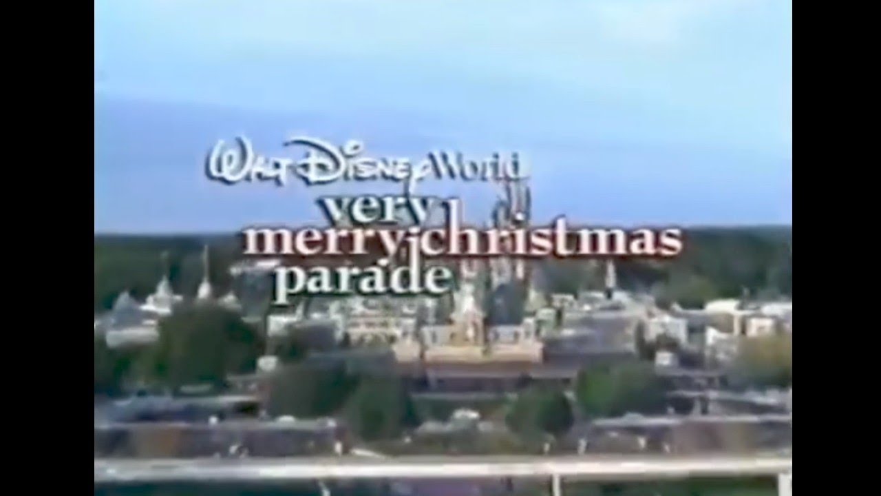 Walt Disney World: Very Merry Christmas Parade (2001) Opening - YouTube