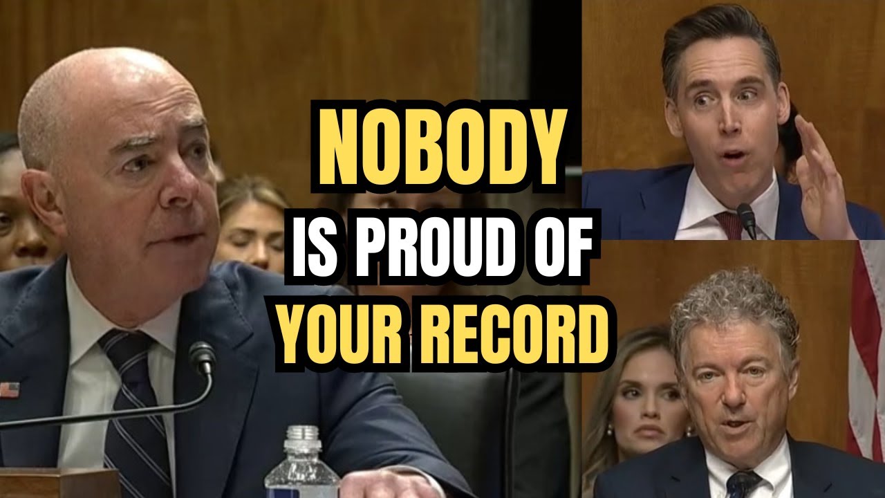 Josh Hawley and Rand Paul TAG TEAM Mayorkas for Border Crisis and ...