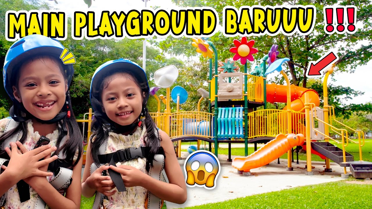 ALUNA DAN AMANDA MENEMUKAN PLAYGROUND BARU YANG TERSEMBUNYI!! - YouTube