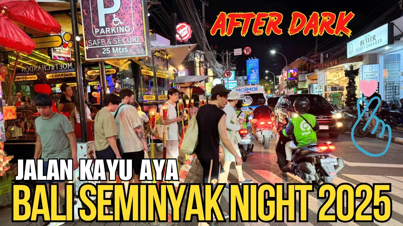 Seminyak Bali After Dark: A Guided Night Street Walking Tour - YouTube