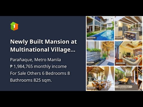 Newly Built Mansion at Multinational Village PARANAQUE CITY Manila ...