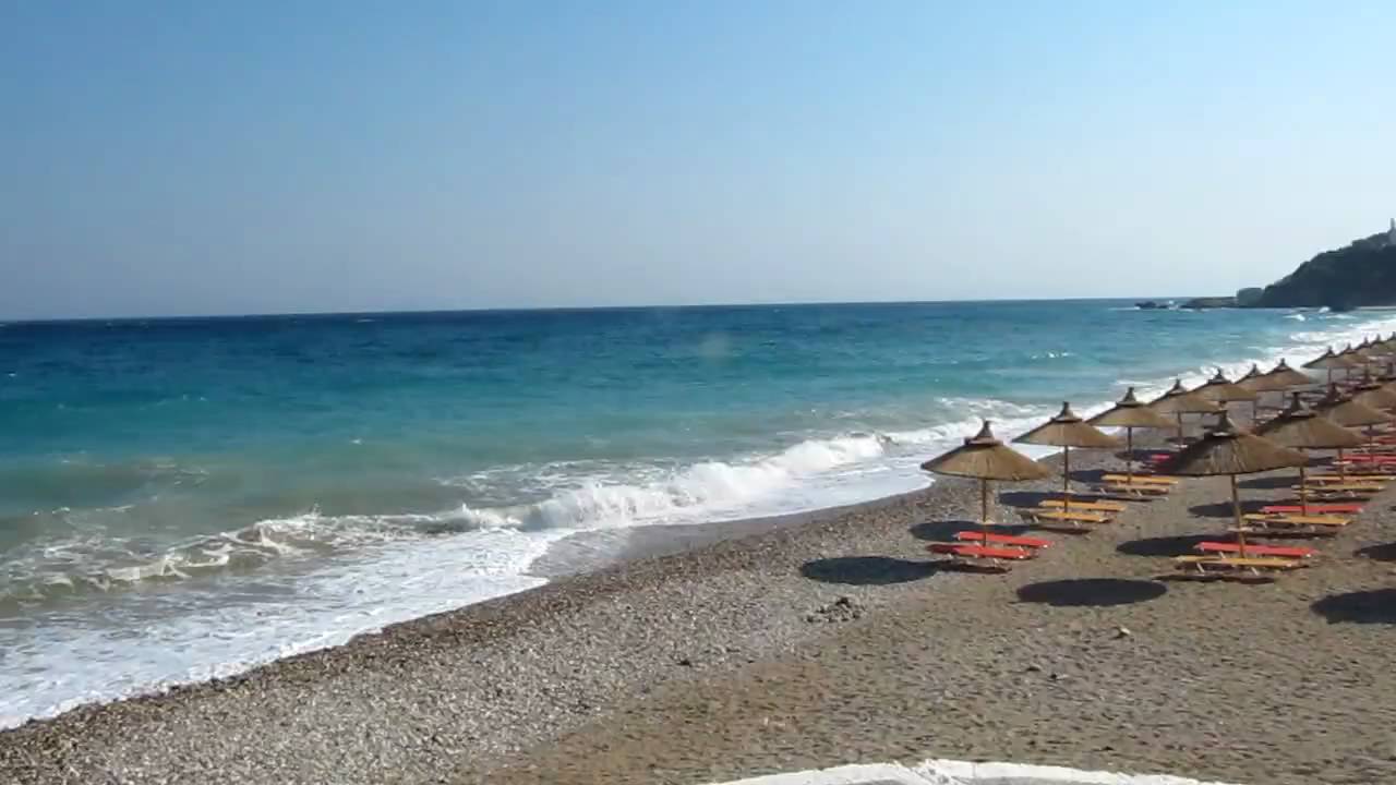 Potami Beach - Samos - YouTube