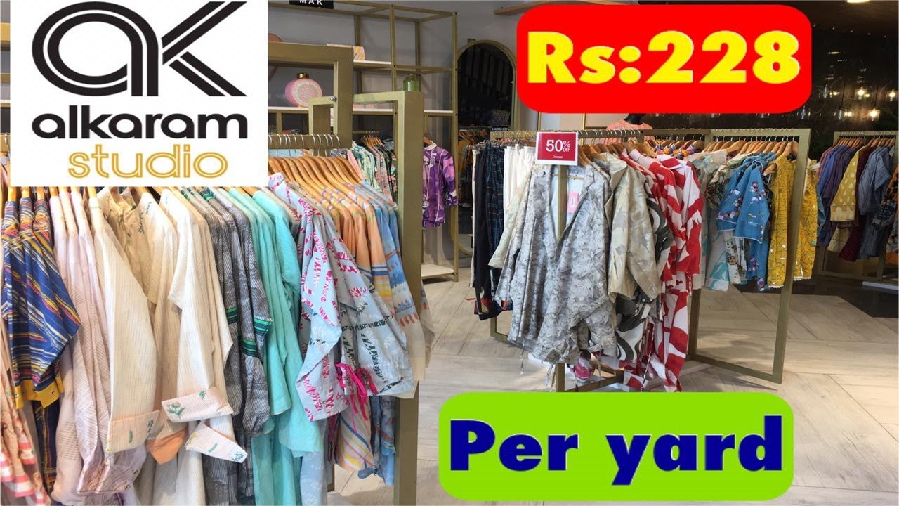 Alkaram studio sale upto 50% off stitched&unstitched collection ...