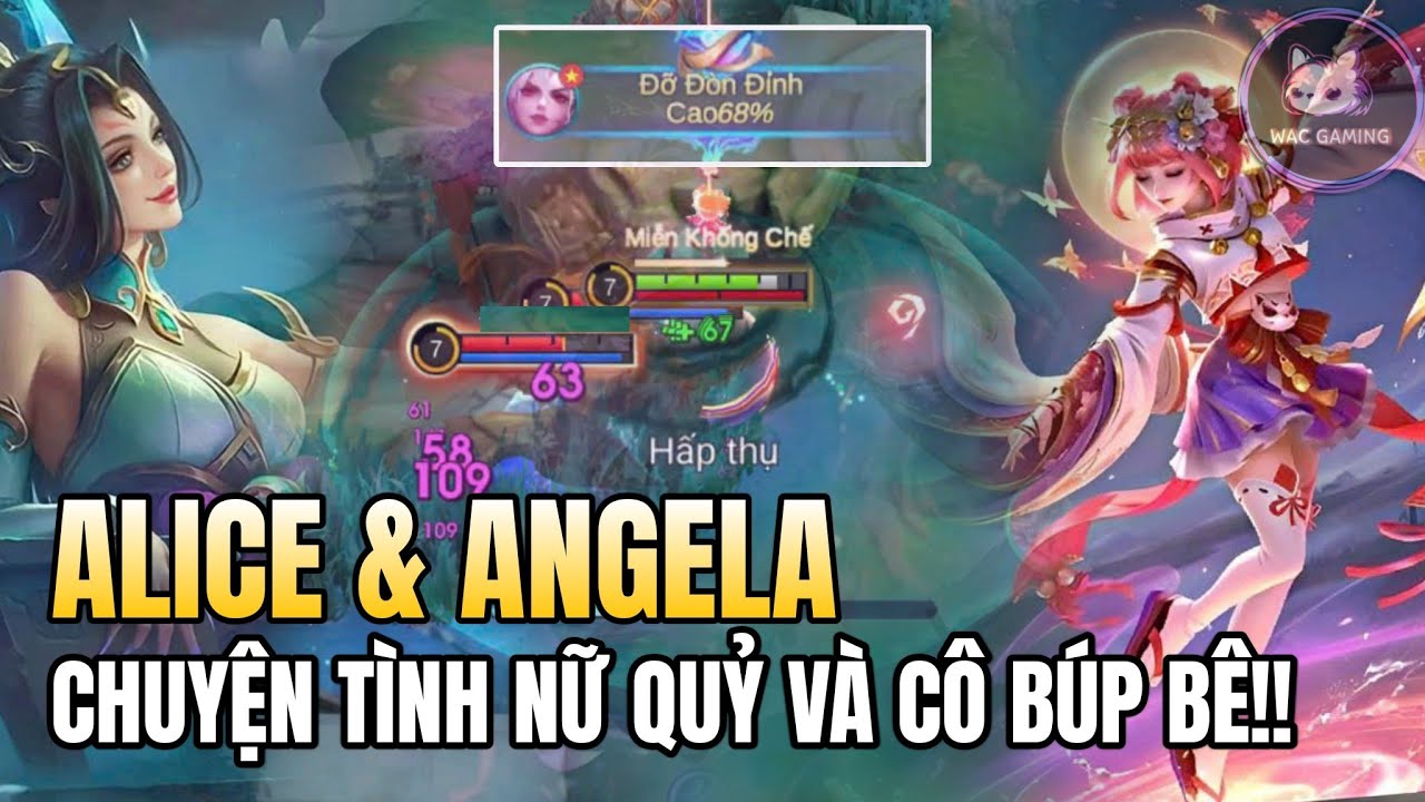 ALICE MLBB - GAMEPLAY MÙA 38 | TÌNH YÊU QUỶ DỮ VÀ THIÊN THẦN – ALICE VÀ ...