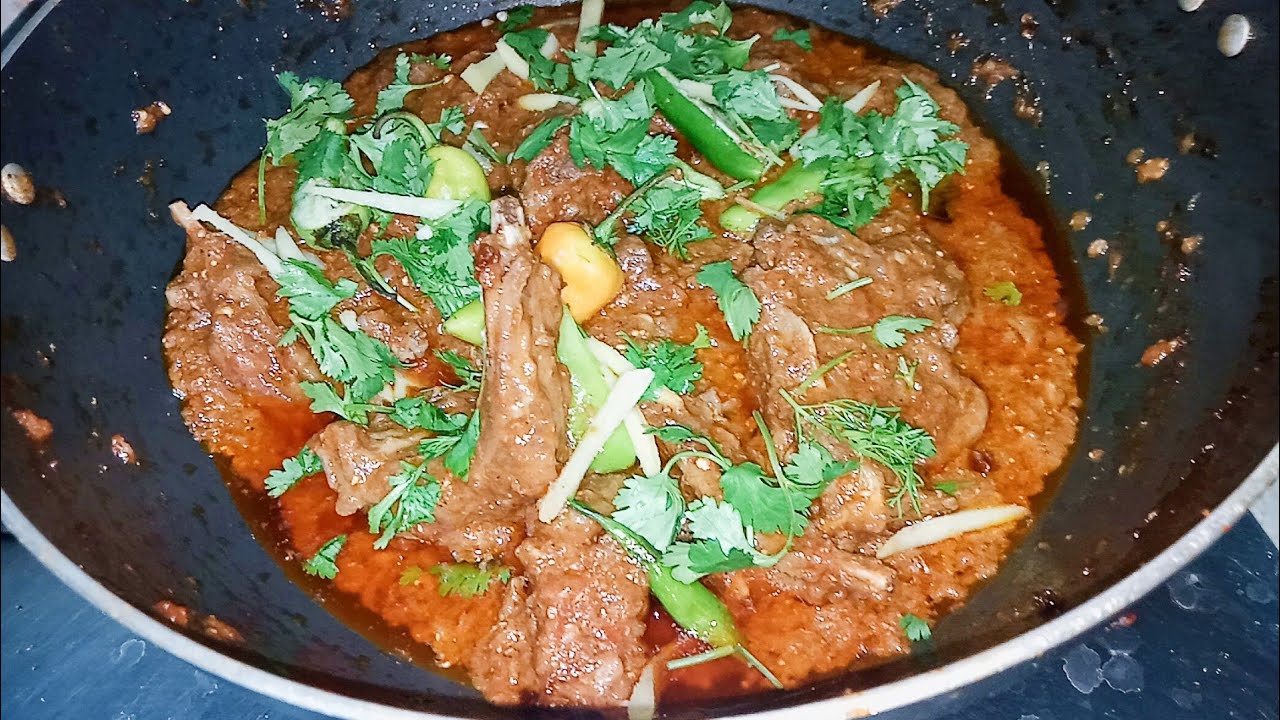 Mutton chap masala - YouTube