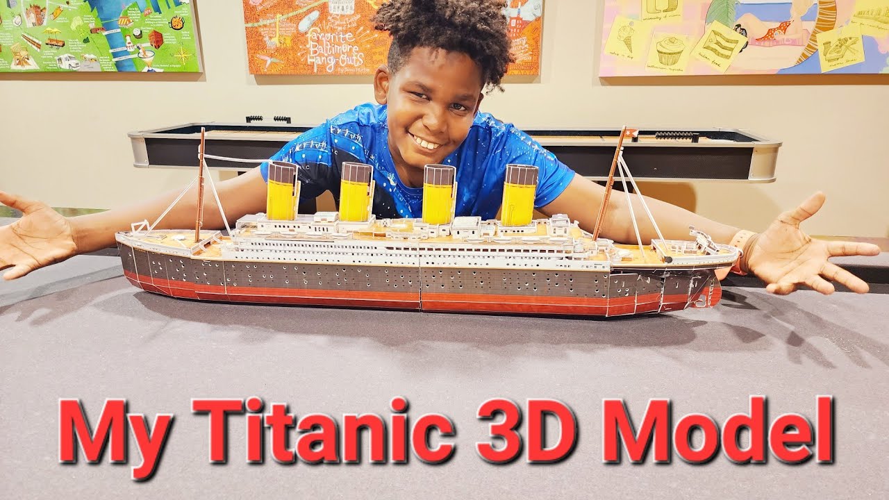 I built my first Titanic 3D Model in 15 hours 😱 - YouTube