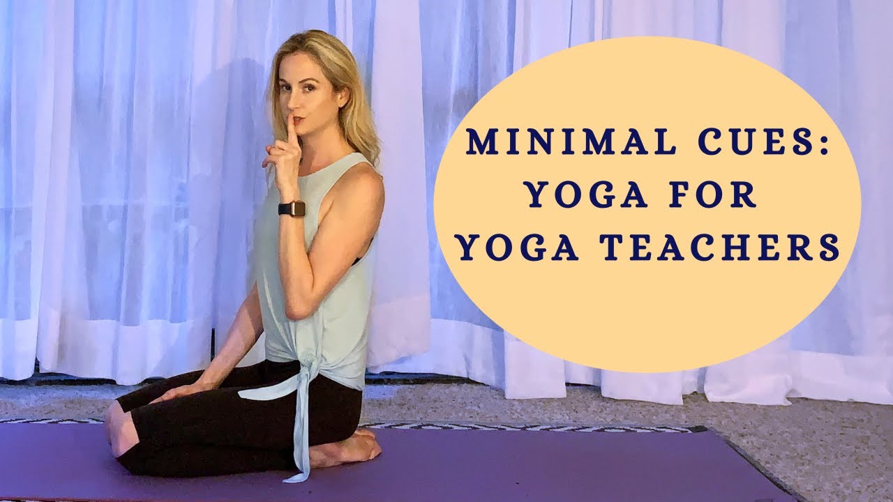 45 Minute Yoga Class | Minimal Cues | Intermediate Yoga | Alex Blue ...