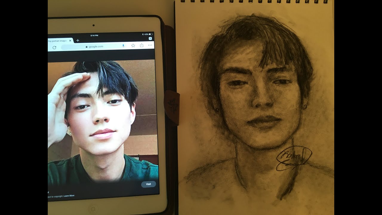 Drawing Andrew Foy - YouTube