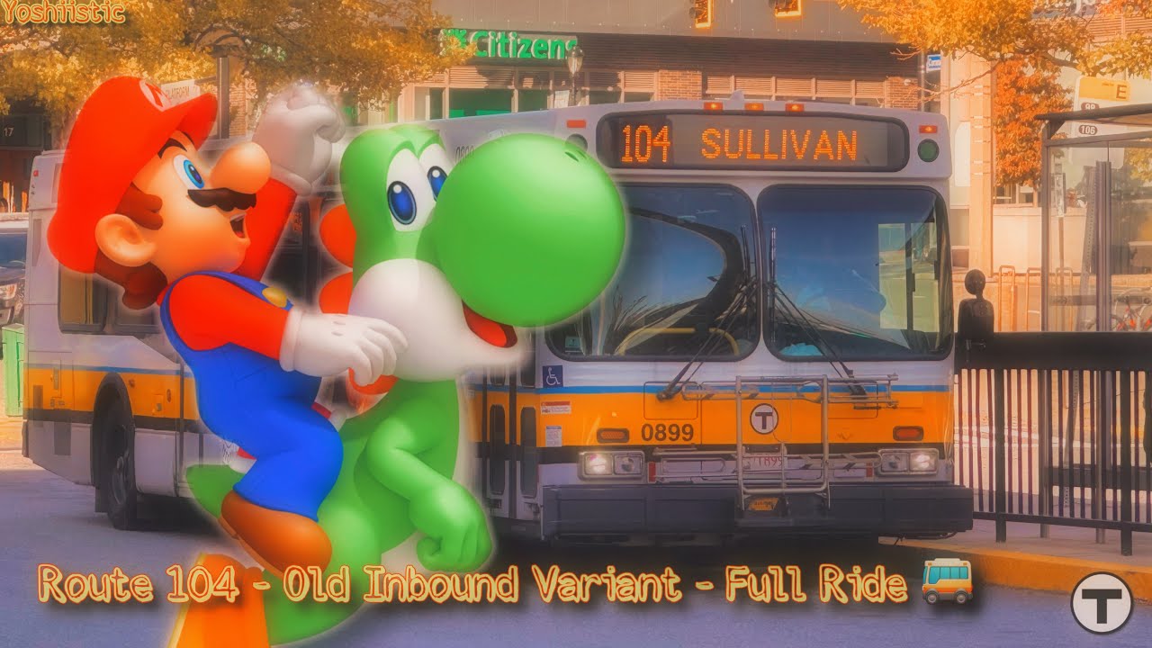 [MBTA] Route 104 (OLD) - Full Inbound Ride ⁠ | Yoshi’s Ride Series ...