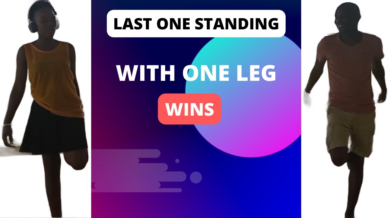 The Last One Standing With One Leg Wins The Challenge - YouTube