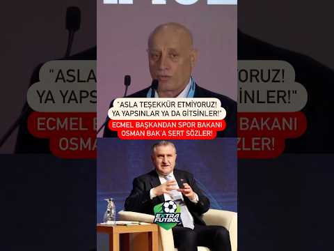 İstanbulspor Başkanı Ecmel Faik Sarıalioğlu'ndan Spor Bakanı Osman Bak'a \