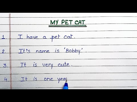 10 lines essay on My Pet Cat in English | 10 lines on Cat in english ...