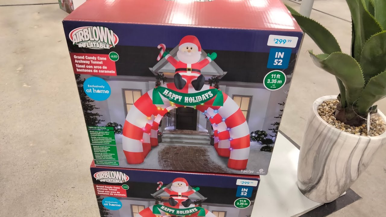 At Home Store 2023 Christmas Airblown Inflatables Display Decorations ...
