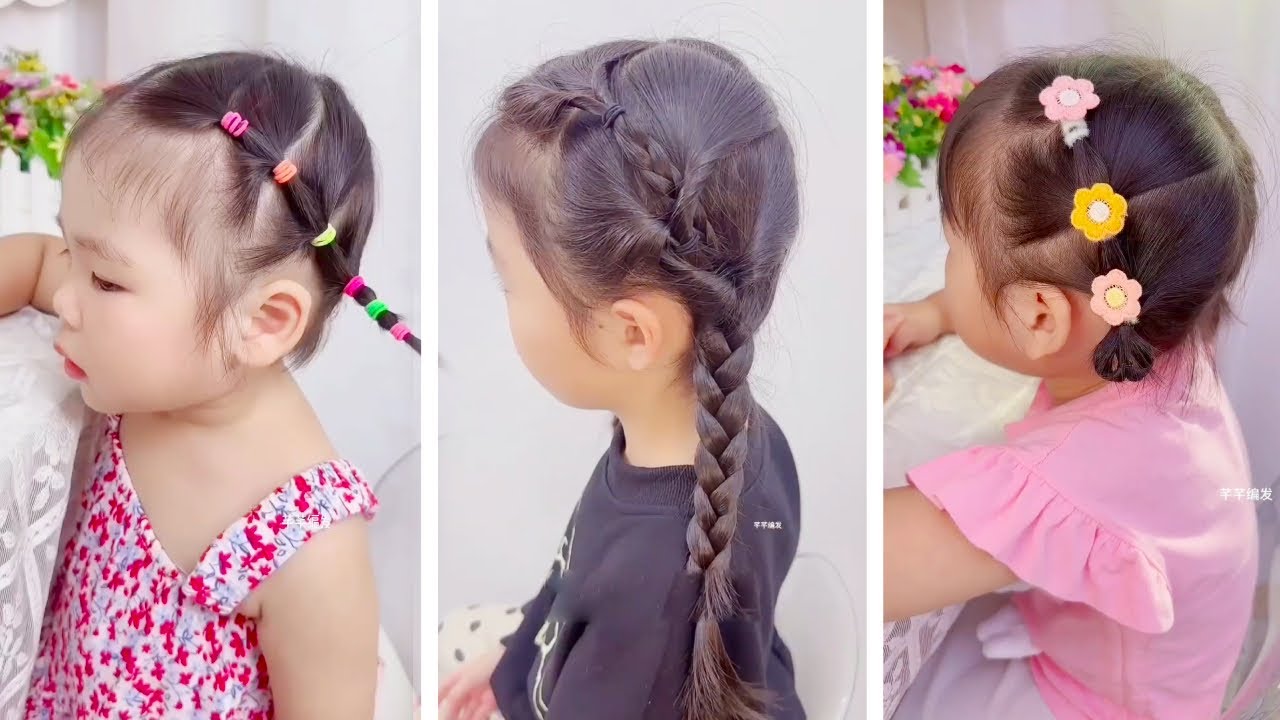Easy braids for kids | braiding tutorials for kids#braiding#children's ...