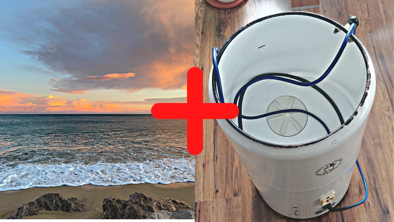 ocean sounds || ocean sounds for sleep + sound of washing machine ...