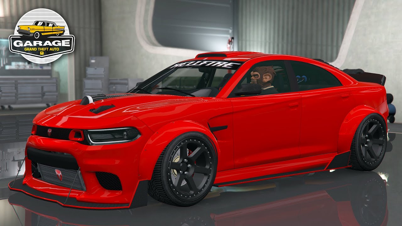 Buffalo STX Hellfire Custom Customization (Dodge Charger SRT Hellcat) - GTA 5 Online - YouTube