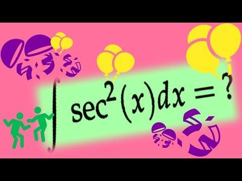 Integral of sec^2(x) | LetThereBeMath | - YouTube