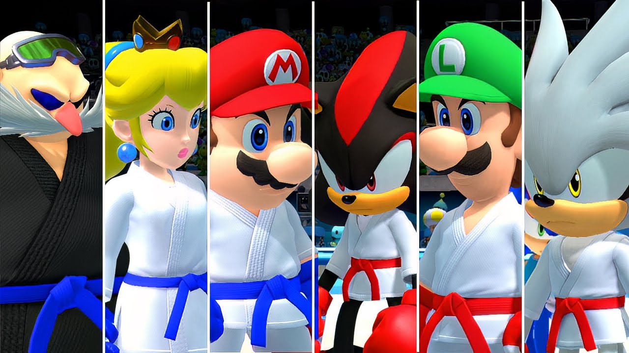 Mario & Sonic at The Olympic Games Tokyo 2020 - Karate (All Characters ...