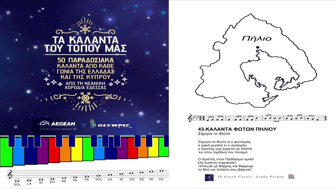 ΚΑΛΑΝΤΑ ΘΕΟΦΑΝΕΙΩΝ ΠΗΛΙΟΥ - ΣΗΜΕΡΑ ΤΑ ΦΩΤΑ - YouTube