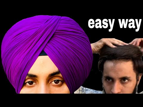 ਬਿਲਕੁਲ ਸੁੱਕੀ ਵੱਟਾ ਵਾਲੀ ਪੱਗ ਸੌਖੇ ਤੇ ਅਸਾਨ ਢੰਗ ਨਾਲ ਜੁੜੇ ਵਾਲਾ ਬੇਸ, free style wattan wali pagg
