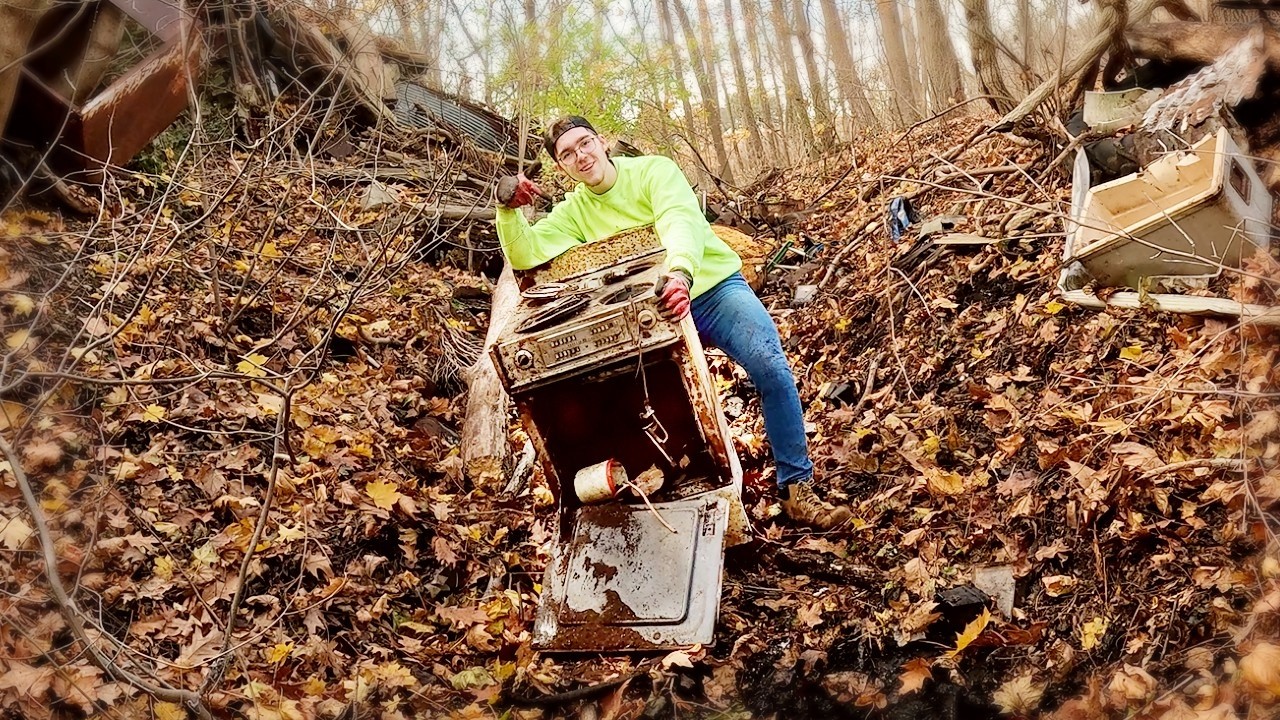 Finding A OLD STOVE (Ravine Project) - YouTube