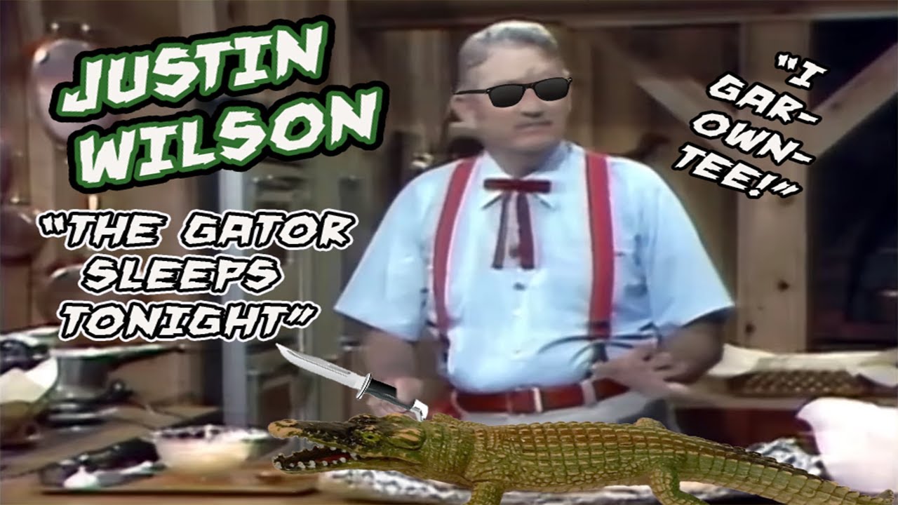Justin Wilson - "The Gator Sleeps Tonight" - YouTube