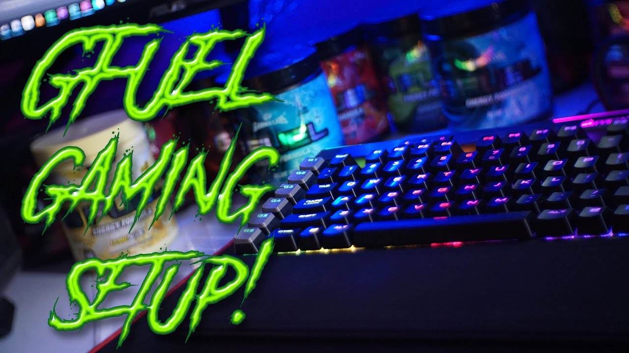My Gaming Setup Has Been Taken Over by G FUEL! - YouTube