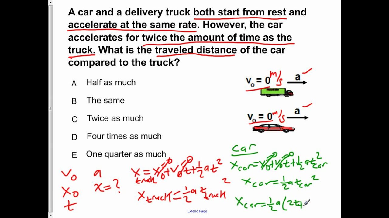 AP Physics B Kinematics Presentation #20 - YouTube
