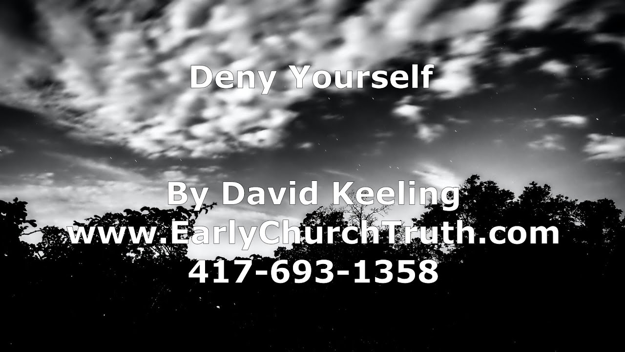 Deny Yourself - YouTube