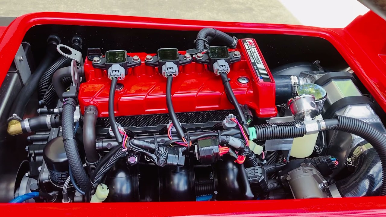 Kommander GP1 Turbo warmup after oil/filter/plugs changed - YouTube