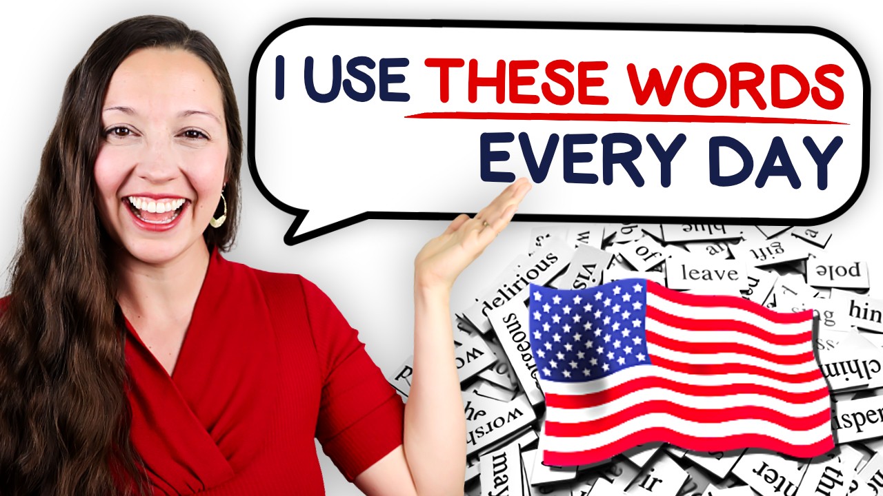 I use these words every day: English Vocabulary Lesson - YouTube