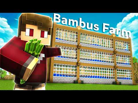 UNENDLICH BAMBUS IN MINECRAFT HARDCORE (AUTOMATISCHE FARM) | Flexi