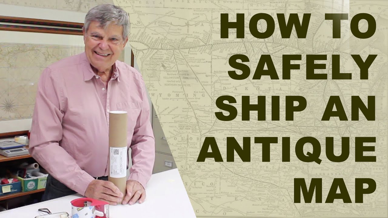 How to Safely Pack Antique Maps for Shipping - YouTube
