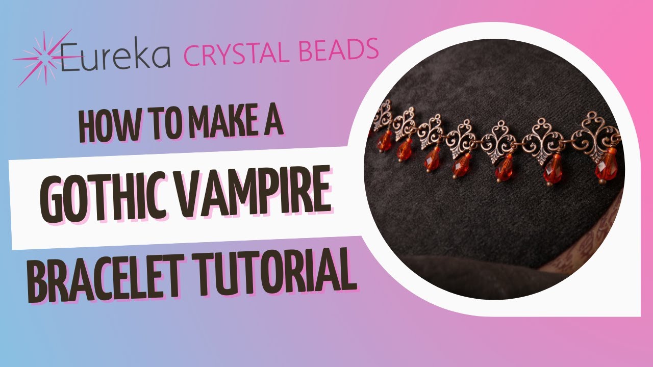 Learn to Make the Easy Styligh Goth Girl Glam BRACELET 🩸🧛 | Jewelry ...