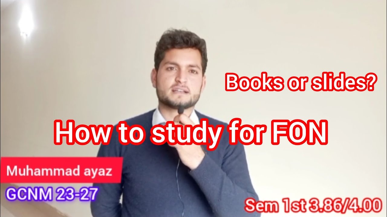 HOW TO STUDY FOR FON|3 STEPS| #nursing #bsn #kmu - YouTube