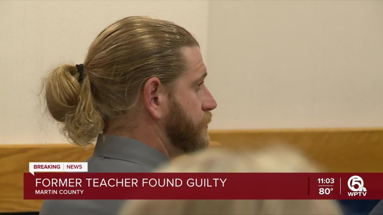 Former Stuart math teacher guilty of sexual battery - YouTube