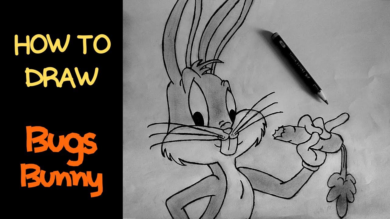 How To Draw Bugs Bunny | speed drawing - YouTube