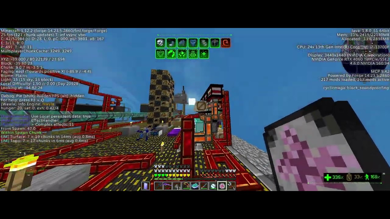 Skyfactory 4 XP farm and base - YouTube