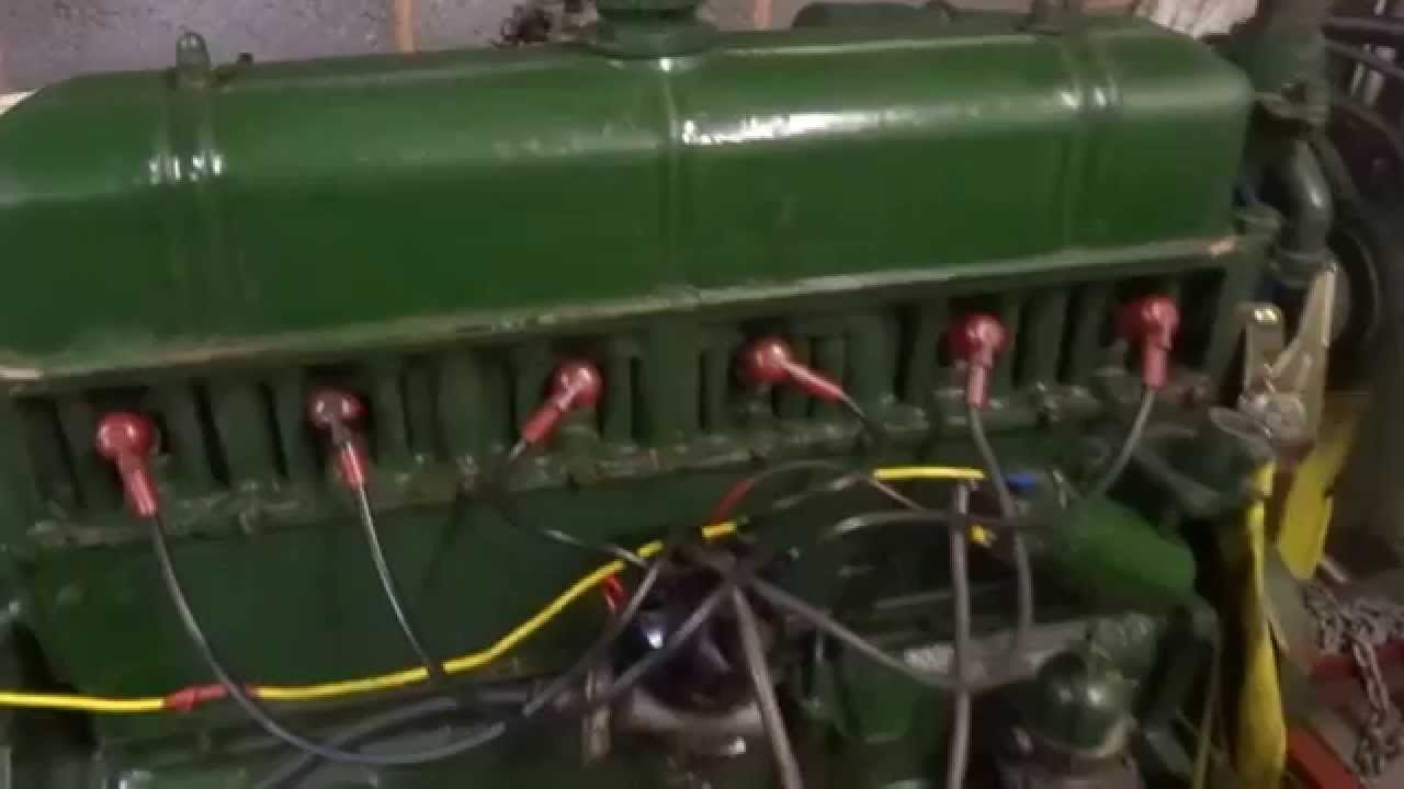 BEDFORD QL ENGINE TEST..BEDFORD 28HP ENGINE - YouTube