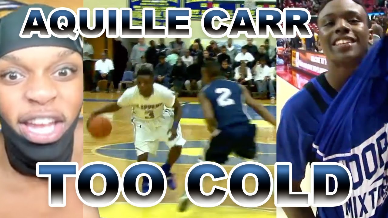 Aquille Carr was TOO COLD in HS Mixtape Reaction | LIFE - YouTube