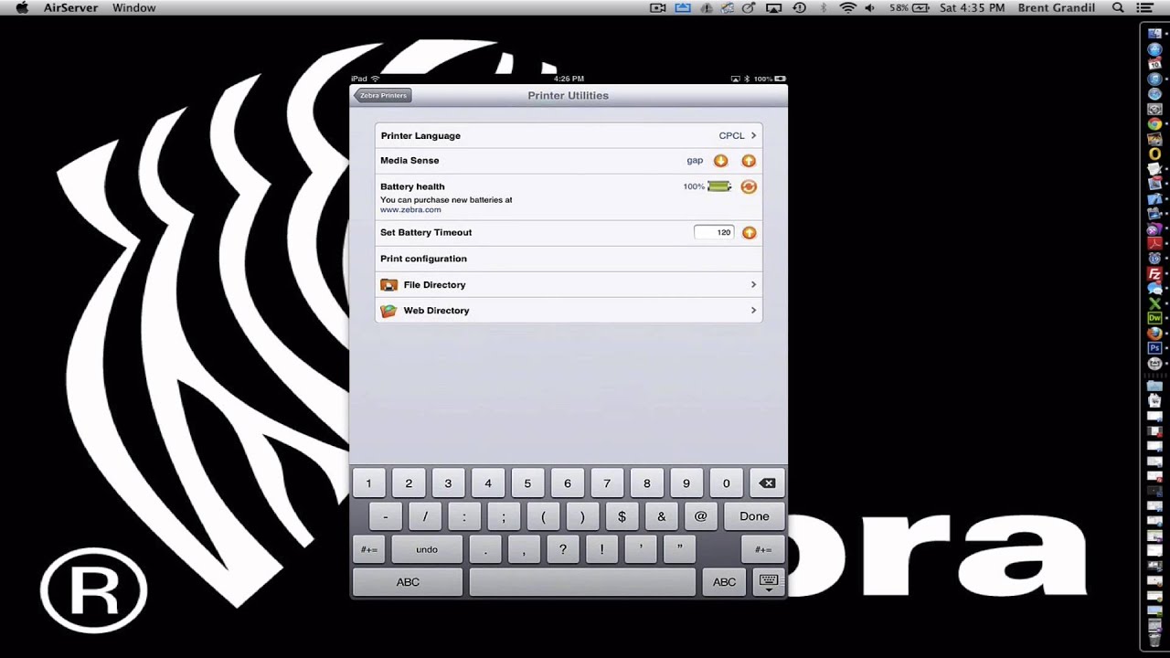 Mobi Print App Overview | Zebra Mobile printing with iOS - YouTube