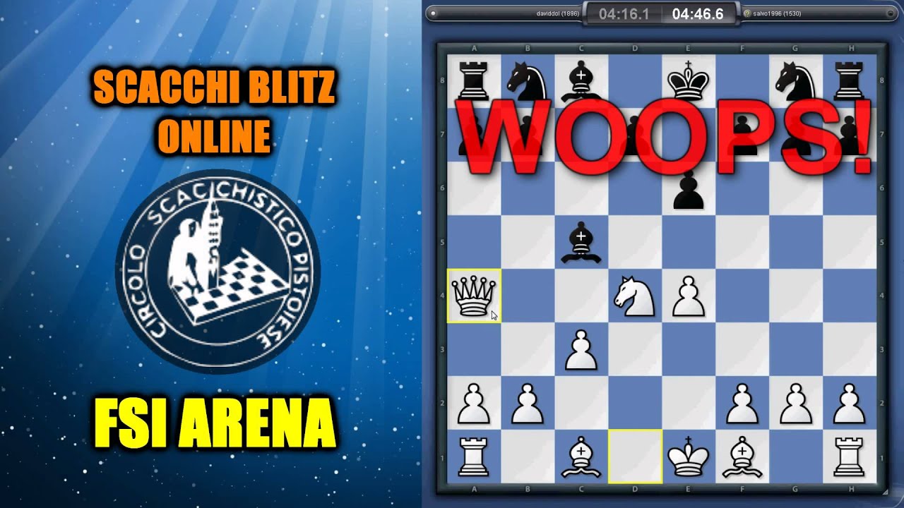 SCACCHI Partite Online 8 - FSI Arena - Come NON vincere velocemente in ...