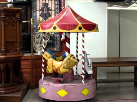 Classic Kiddie Ride Carousel, Lot 512 - YouTube