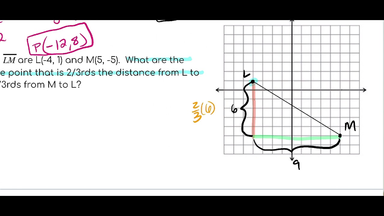 Fractional Distance along a segment - YouTube