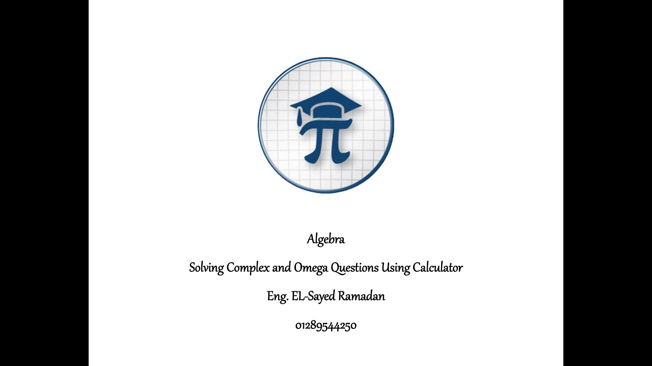 Complex And Omega Using Calculator - YouTube