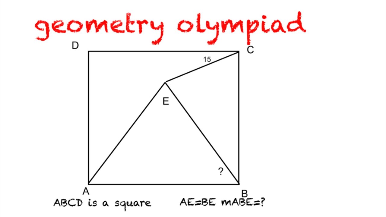 Easy way to solve Geometry olympiad queastion - YouTube